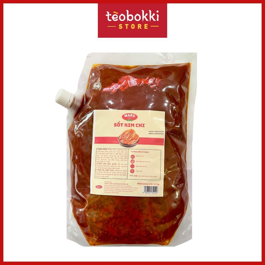 Sốt kim chi Maru đa năng (muối kimchi, trộn cơm, ướp thịt nướng BBQ...) 2.2kg | Shopee Việt Nam
