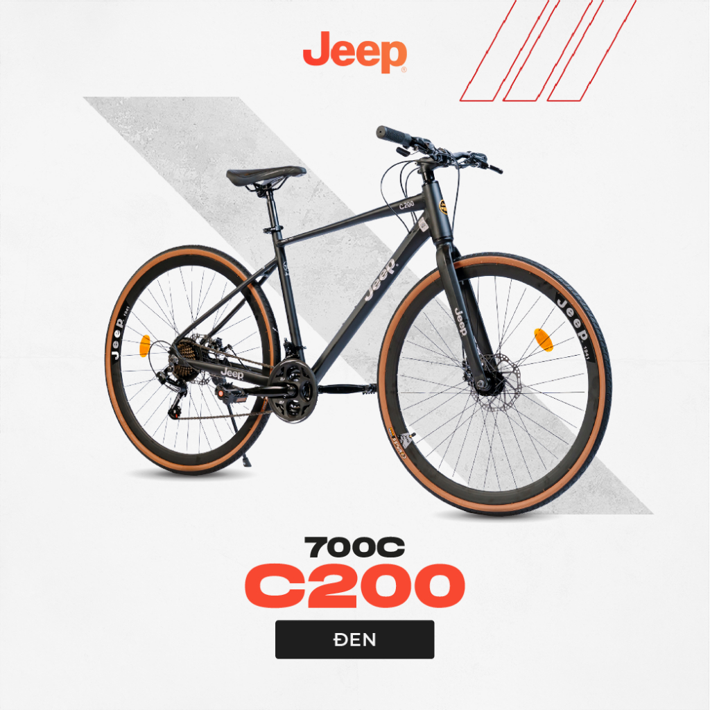 C200 Xe đạp đường phố thể Jeep chính hãng độc quyền tại Việt Nam ...