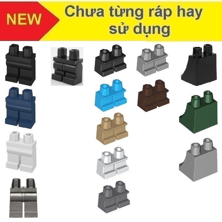 [Khách chọn mẫu] Đồ chơi xếp hình phụ kiện Lego Các loại Chân / Legs ...