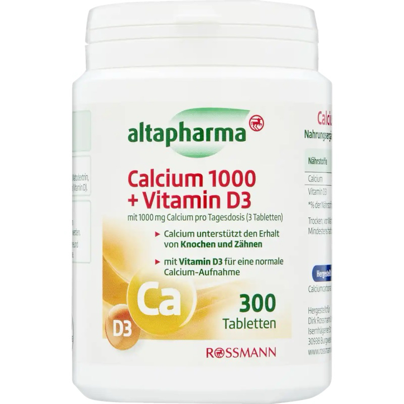 Viên uống Calcium 1000 + Vitamin D3 Altapharma bổ sung calcium d3 hỗ ...