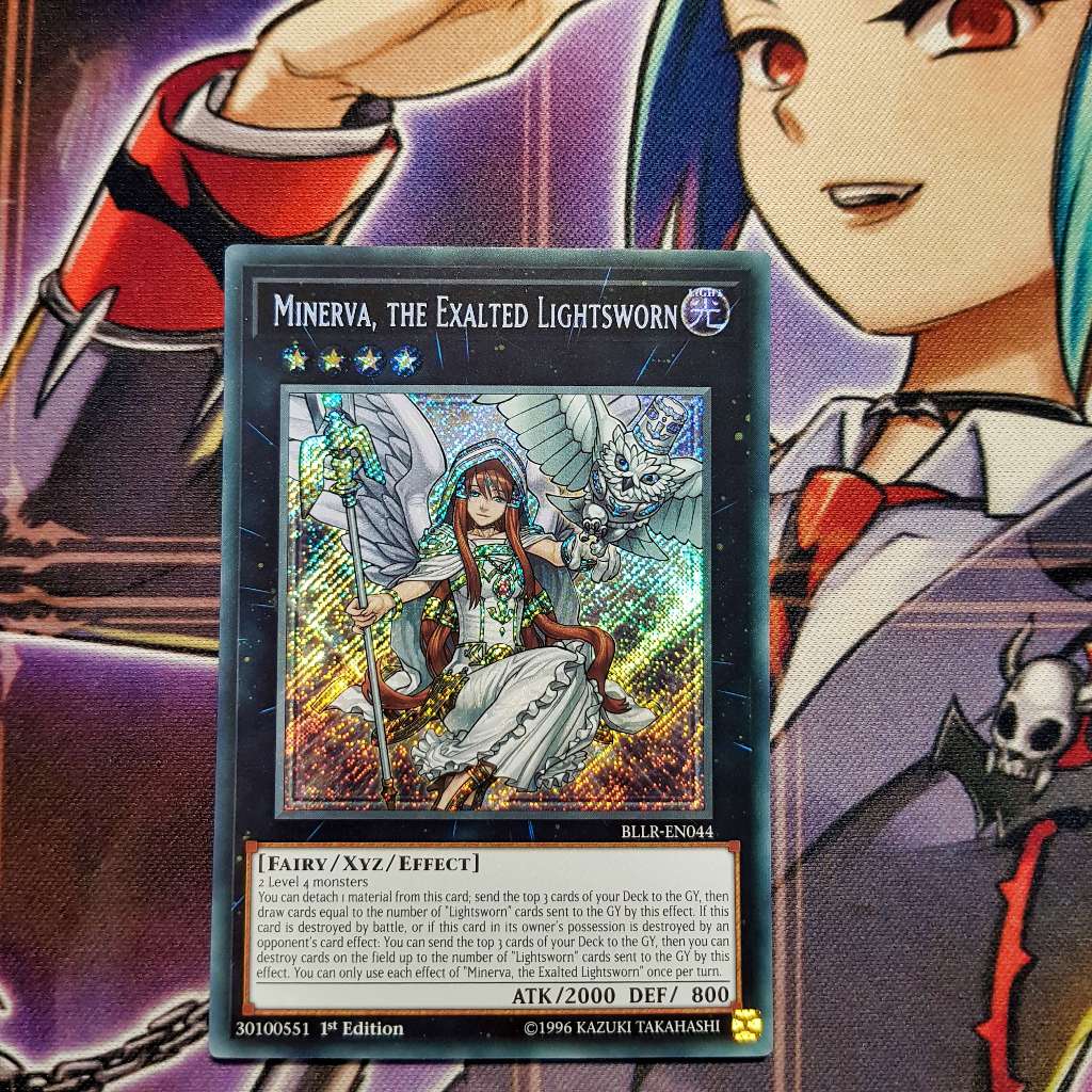 Thẻ bài Yugioh chính hãng | Minerva, the Exalted Lightsworn | BLLR ...