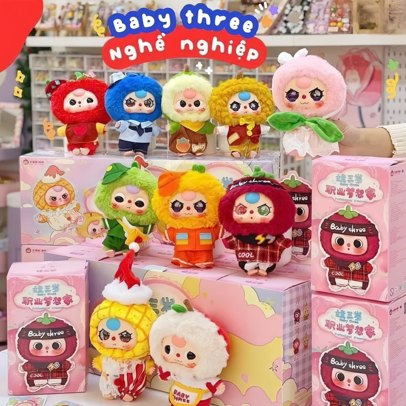 Blindbox BABY THREE NGHỀ NGHIỆP | Shopee Việt Nam