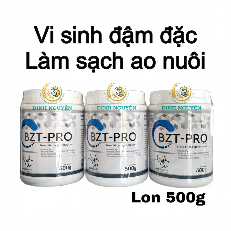 BZT PRO Vi sinh đậm đặc, làm sạch ao nuôi, giúp phân huỷ bùn bã hữu cơ, xử lý nước và làm sạch ...