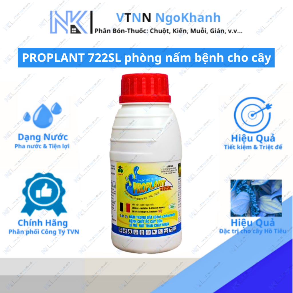 Proplant 722SL nấm đất, xì mủ, chảy nhựa... chai 480ml | Shopee Việt Nam