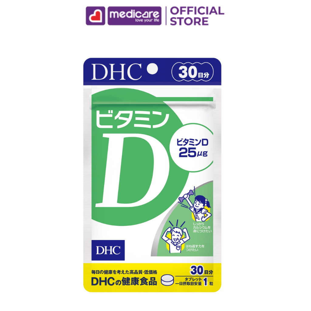 Viên uống DHC bổ sung Vitamin D3 cho cơ thể gói 30 viên | Shopee Việt Nam
