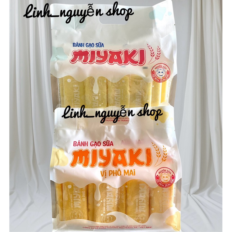 Bánh Gạo Sữa Miyaki Gói 240g (26 chiếc) | Shopee Việt Nam