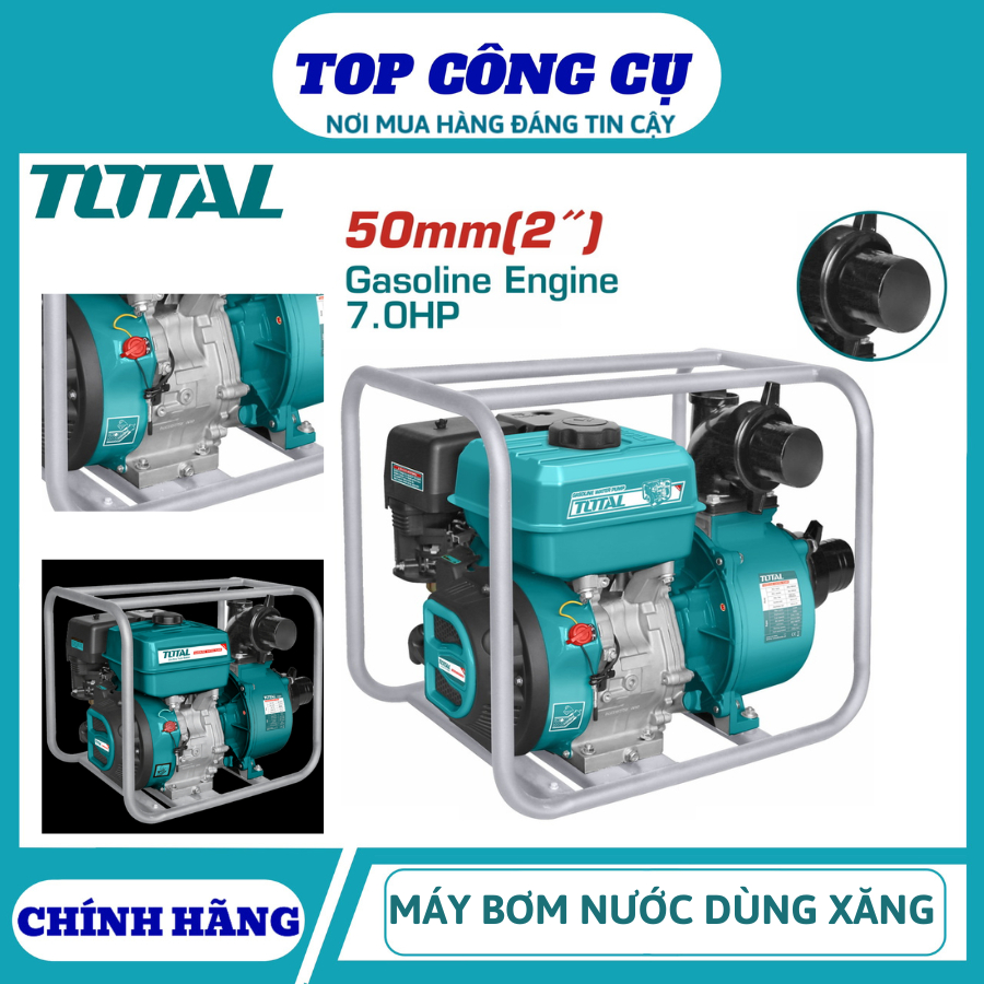 TOTAL MÁY BƠM NƯỚC DÙNG XĂNG 7.0HP TP3202 | Shopee Việt Nam