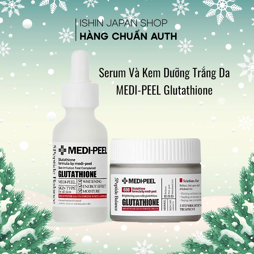 Serum và Kem Dưỡng Trắng da Glutathione MEDI PEEL 600 White Cream Medi ...