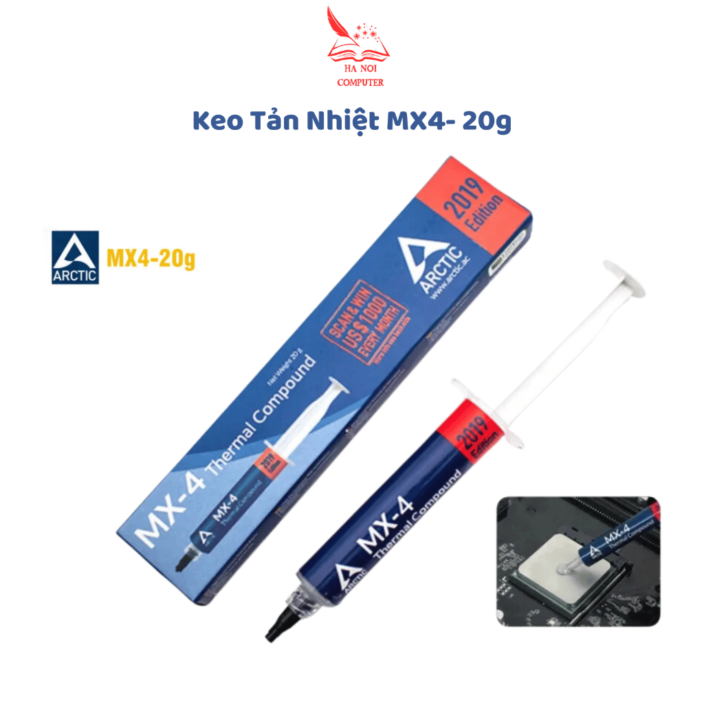 Keo Tản Nhiệt CPU MX4 4g -20g Keo Làm Mát Chip Phù Hợp Cho Những Máy Chơi Game Và Làm Đồ Họa, Độ ...
