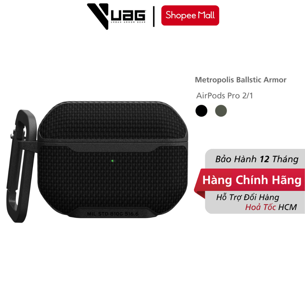 Ốp tai nghe UAG cho AirPods Pro 2 Metropolis Armor | Chống Sốc | Bảo ...