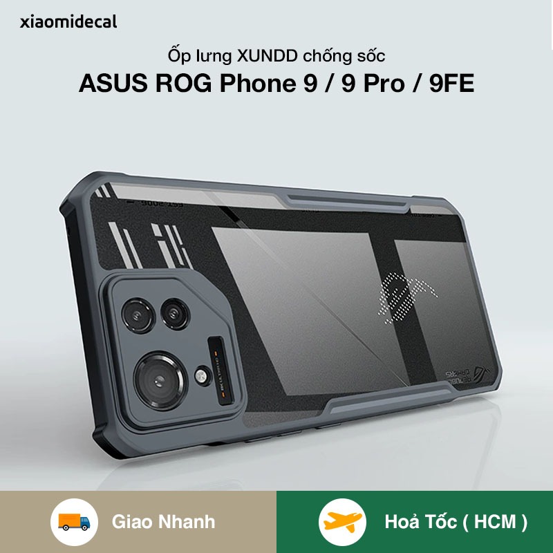 Ốp lưng XUNDD ASUS ROG Phone 9 / 9 Pro / 9FE mặt lưng trong viền TPU ...