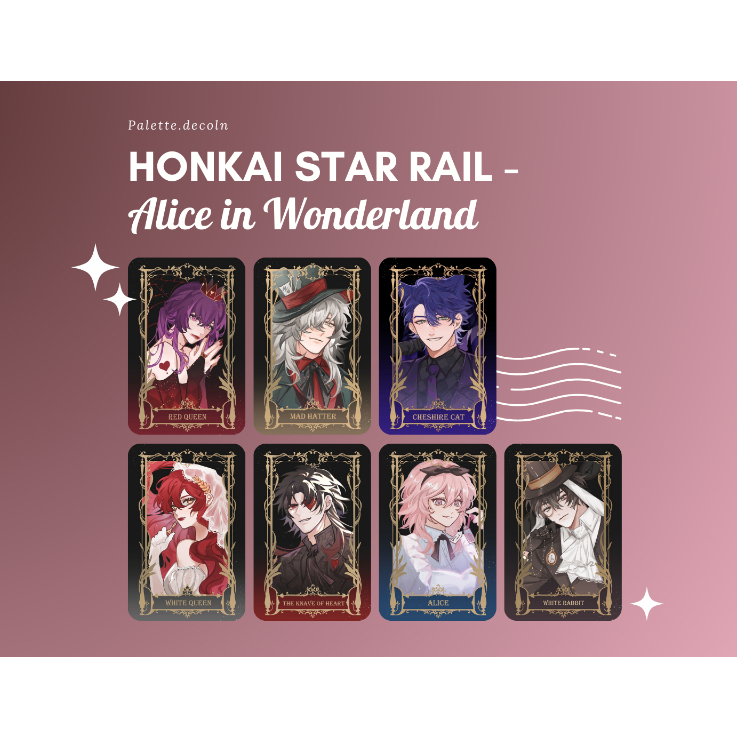 [Card bo góc] Tranh vẽ nhân vật tựa game Honkai star rail vs Alice in ...