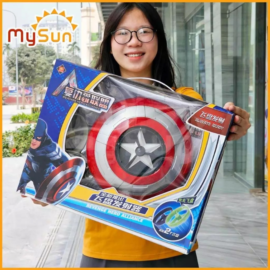 Khiên Captain America đội trưởng Mỹ đồ chơi cho trẻ em khiêng anh hùng ...