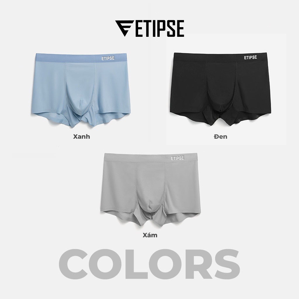 Boxer lụa băng cao cấp siêu co giãn, Chất liệu mềm mịn thoáng mát, thấm ...
