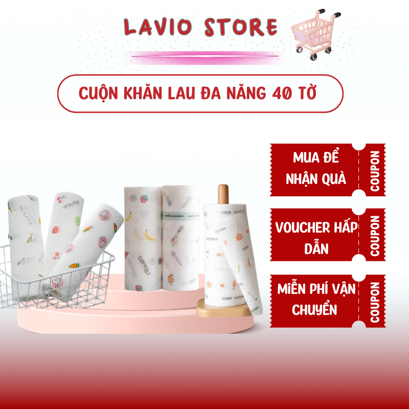 Cuộn Khăn Lau Đa Năng ,Khăn Giấy Chuyên Dụng Cho Nhà Bếp Có Thể Tái Xử ...