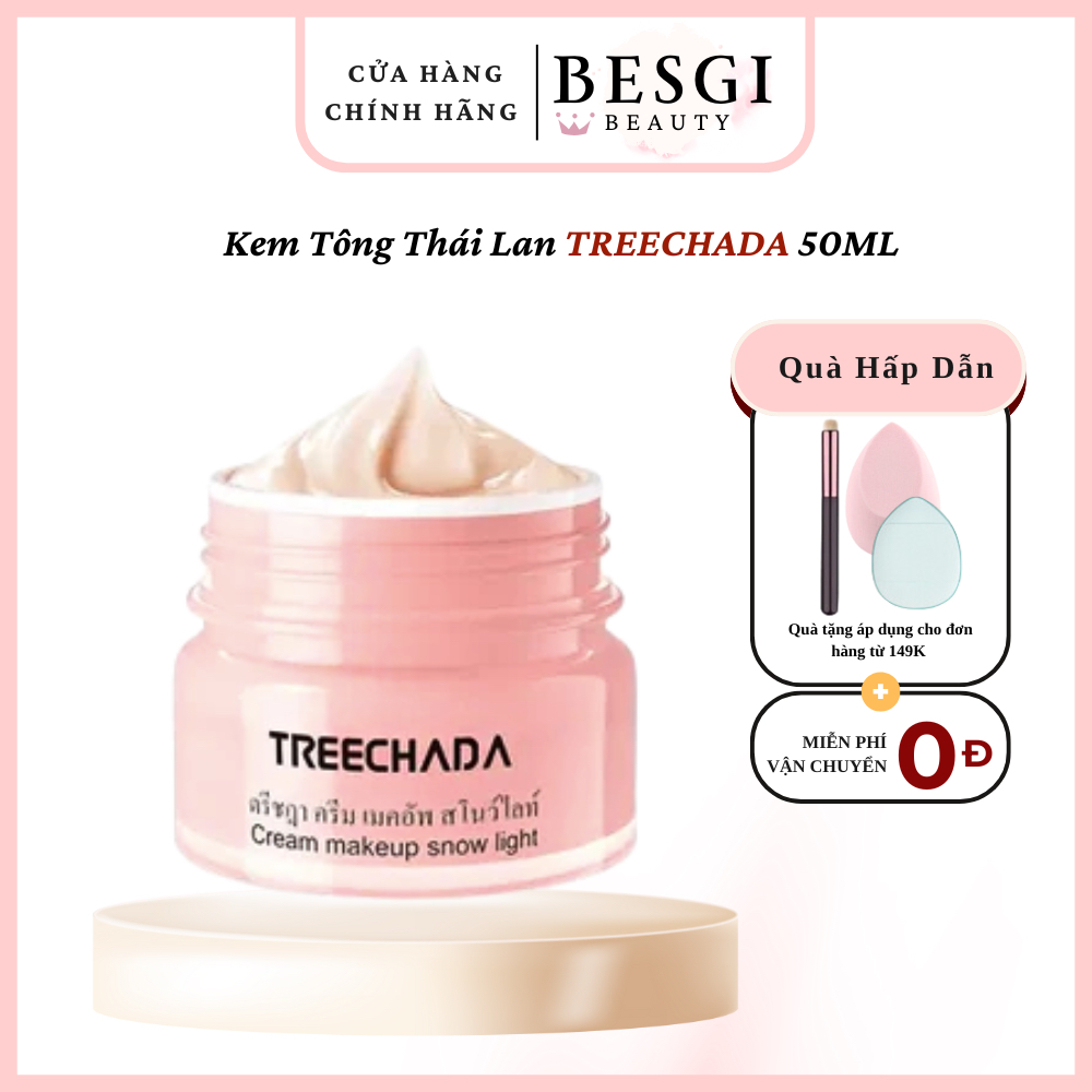 TREECHADA kem makeup thái lan chính hãng dưỡng da cao cấp hàng chính ...