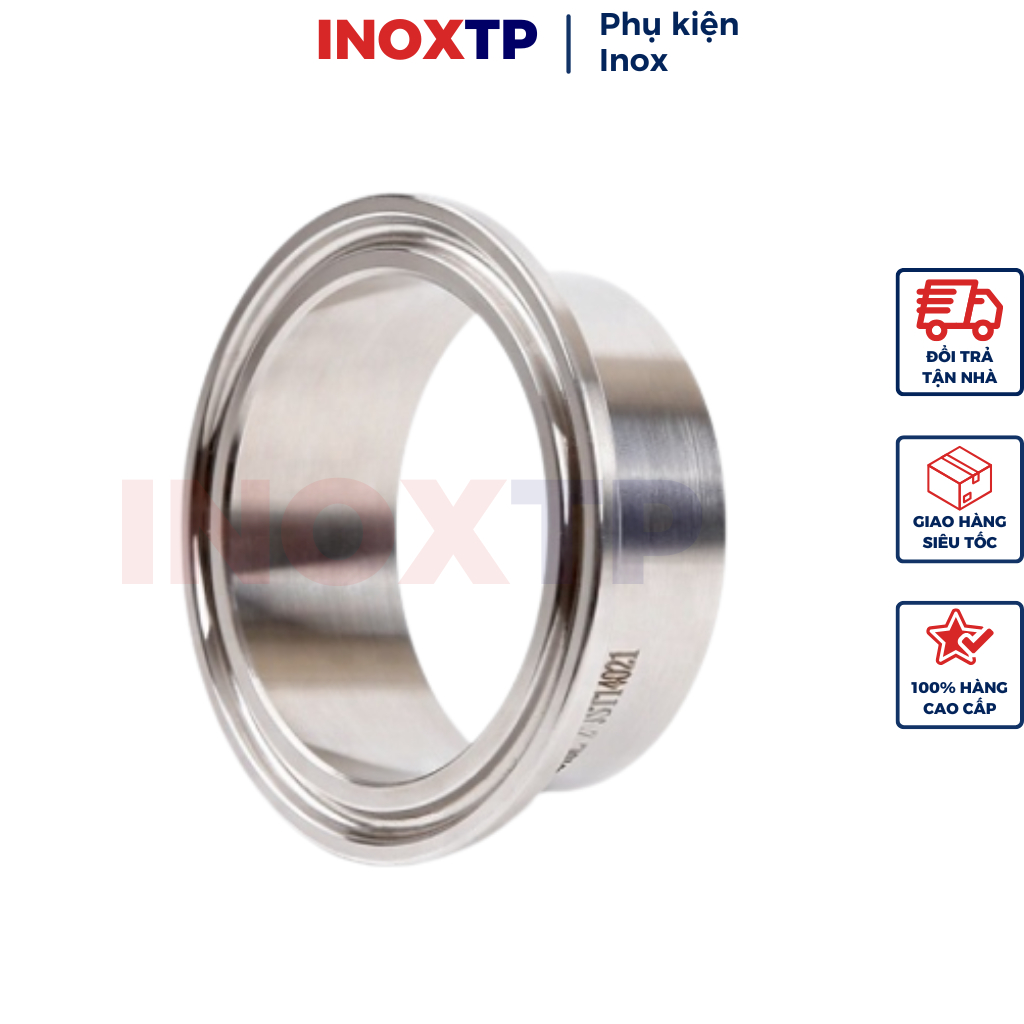 Mặt clamp inox 304 Ferrule clamp SUS 304 Mặt clamp hàn đầu ống inox vi ...