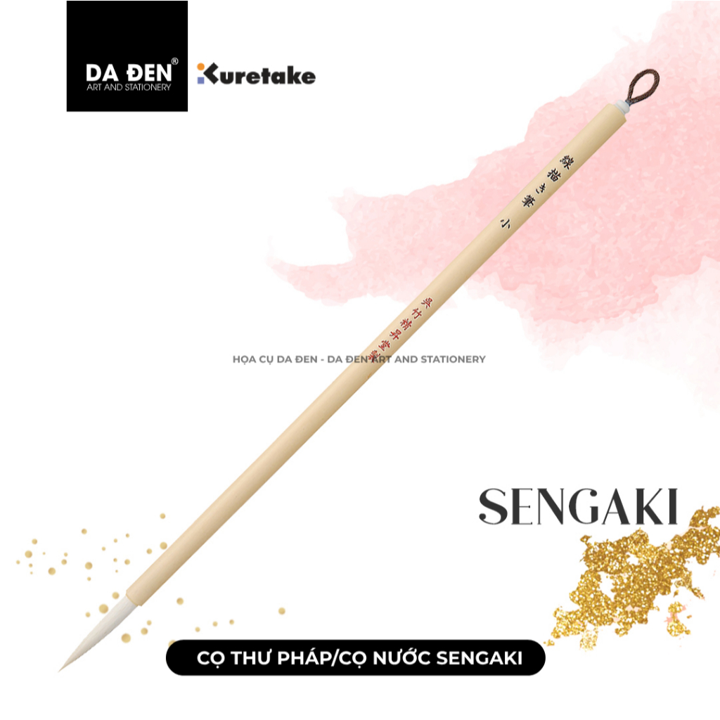 [DA ĐEN] Cọ Thư Pháp/ Vẽ Màu Nước SENGAKI JG202-11 của Kuretake ...
