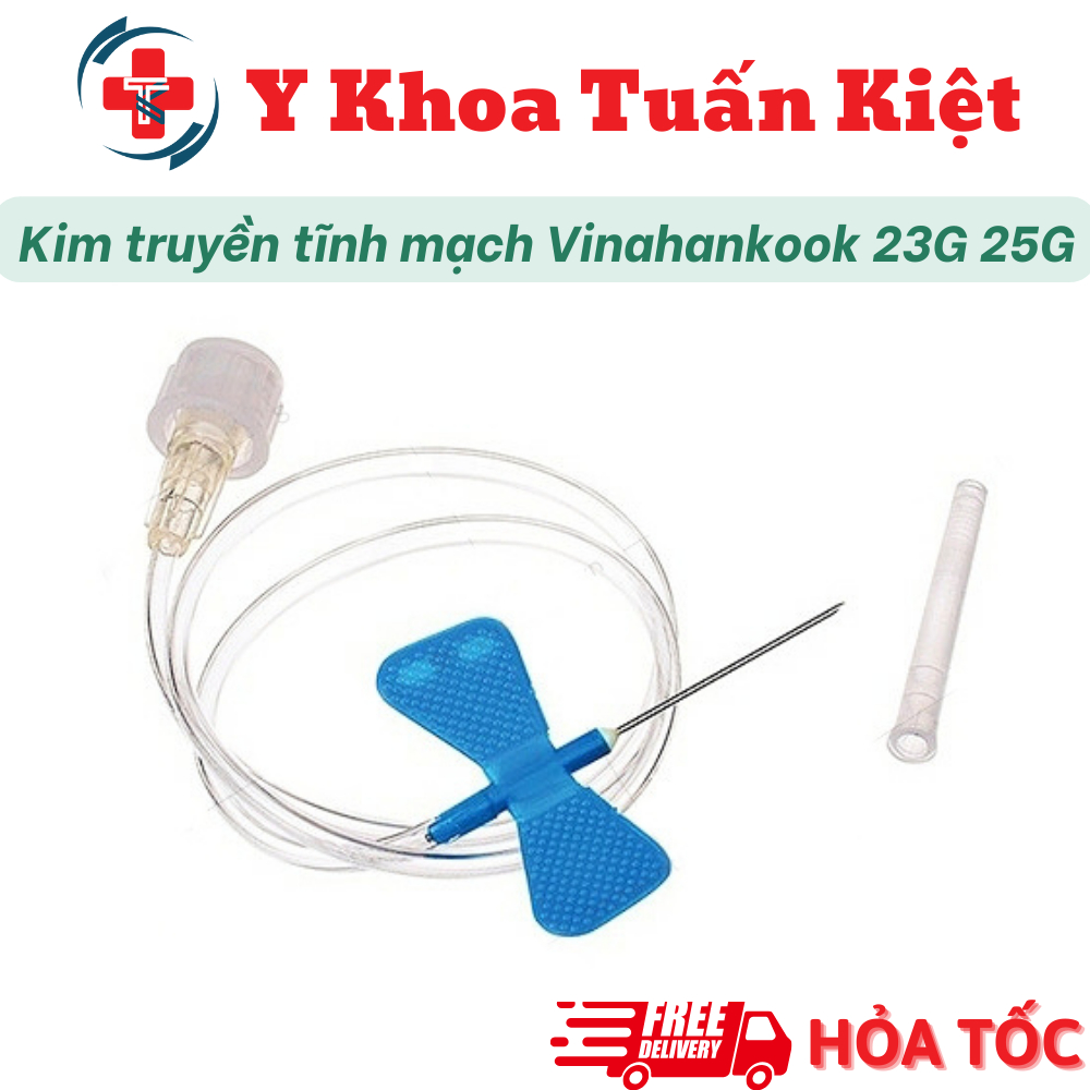 [ LẺ ] Kim cánh bướm, kim truyền tĩnh mạch Vinahankook 23G 25G | Shopee ...