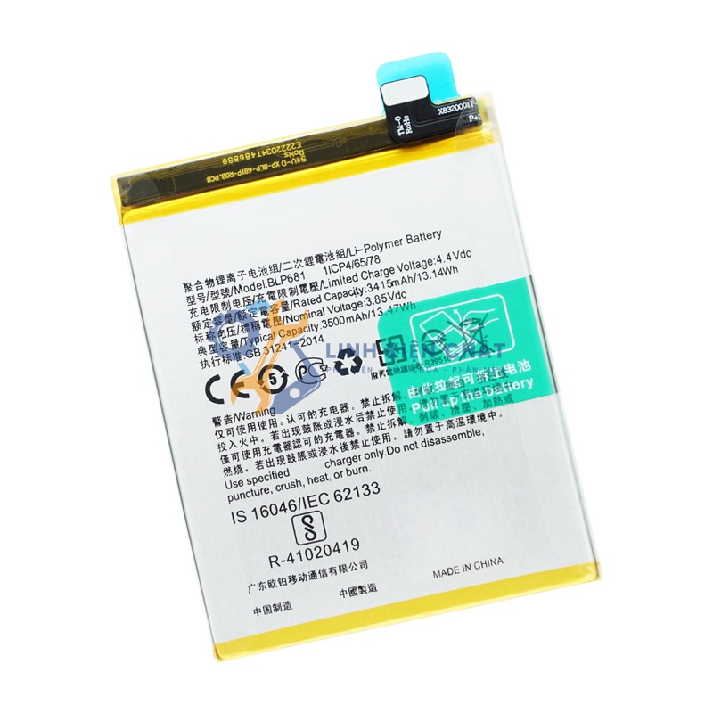 Pin thay thế cho Oppo F9 CPH1825 CPH1823 (BLP681) 3500mAh Zin | Shopee ...