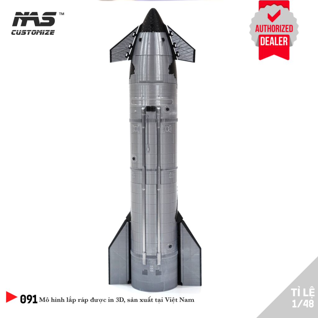 [NAS] Mô hình lắp ráp tàu vũ trụ Starship S34, mô hình tàu vũ trụ ...