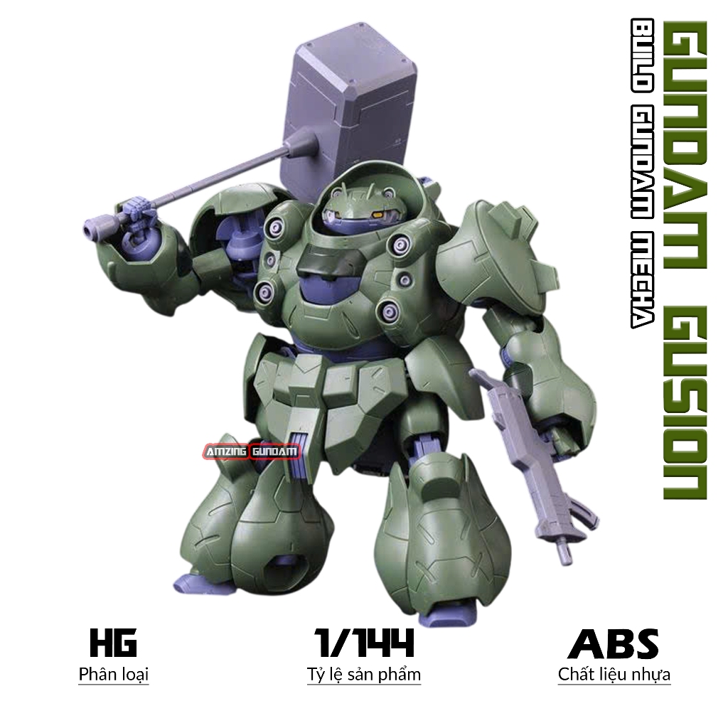 Mô hình HG Gundam Gusion, 1/144 IBO Gunpla, Đồ chơi lắp ráp nhựa ...