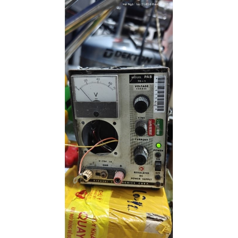 bộ cấp nguồn điện DC Kikusui Nhật Bản PAB18_3A hoạt động tốt | Shopee ...