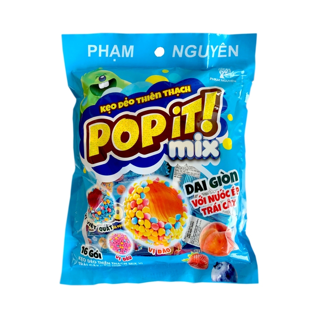 Kẹo Dẻo Thiên Thạch Từ Nước Ép Trái Cây Thật Mix Vị Popit 200g | Shopee ...