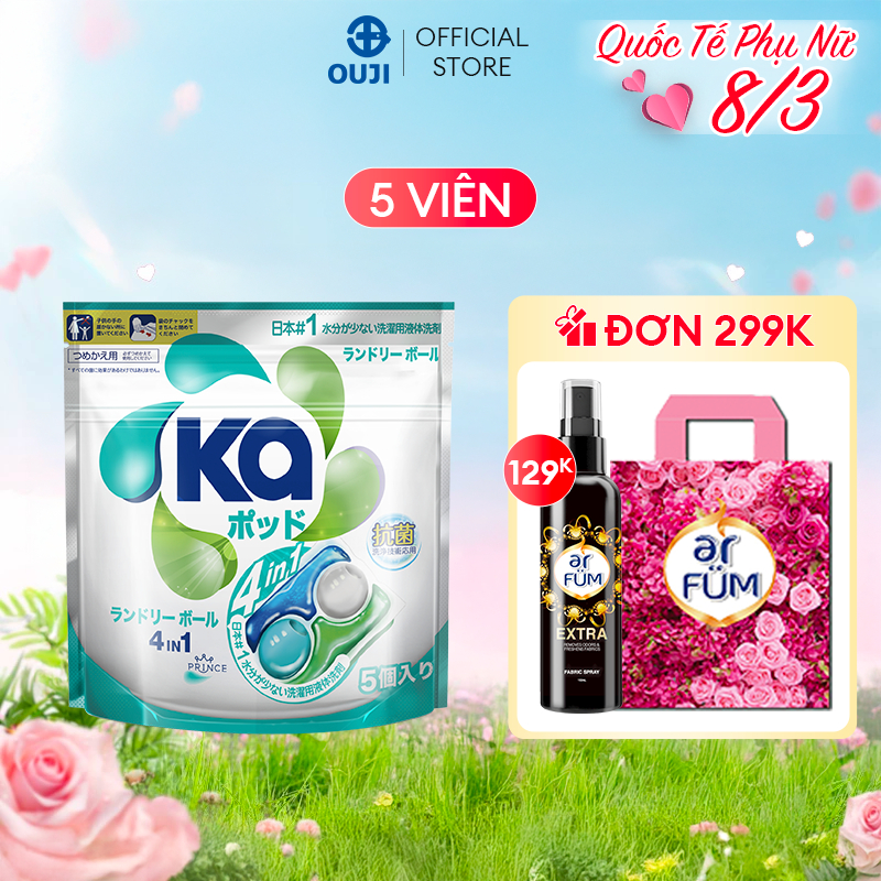 [DUY NHẤT 7-8/3] Túi Viên Giặt Xả Đa Năng 4 Trong 1 Ka pod Universal (5 ...