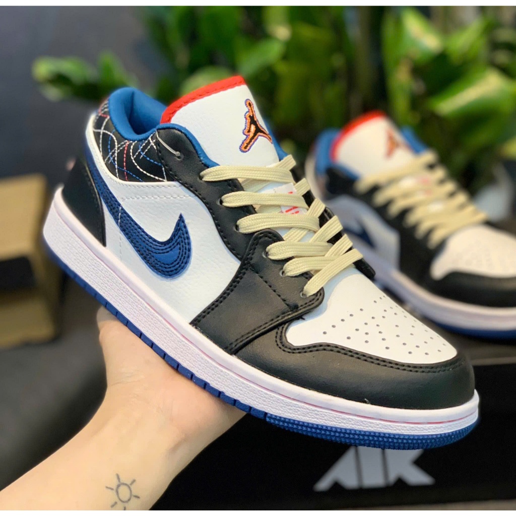 Giày Thể Thao JD1 Low Industrial Blue Sashiko. Giày Sneaker JD1 White ...