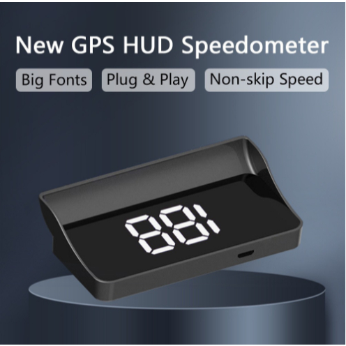 HUD ADAS Hiển thị tốc độ kính lái ô Tô - Tích Hợp GPS, ODO, Cảnh Báo Tốc Độ, Cắm Cổng USB Tiện ...