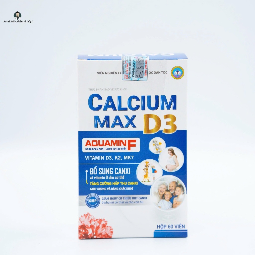 Canxi Hữu Cơ Calcium Max D3 - Canxi Từ Tảo Biển Đỏ Cho Cả Gia Đình ...