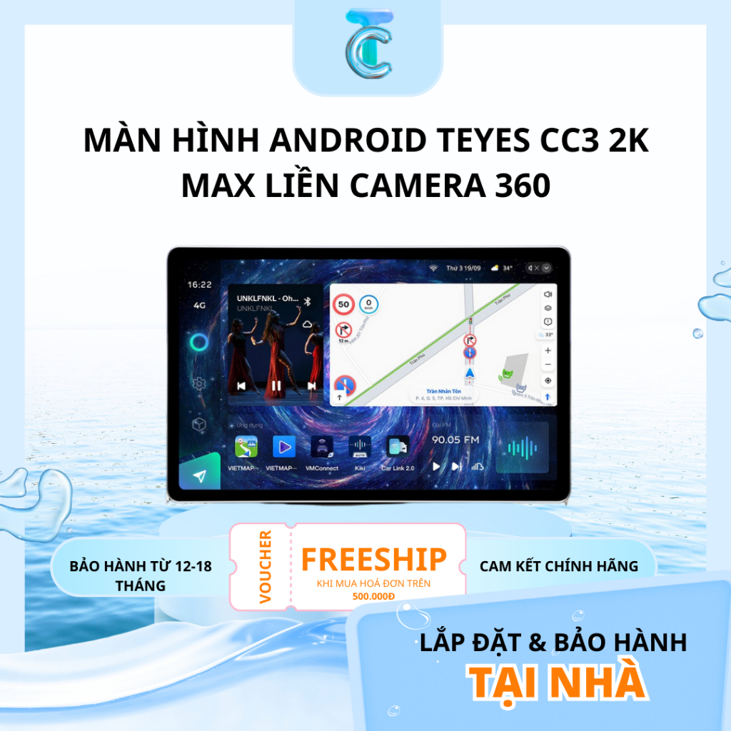 Màn Hình Android 13inch / 11,5inch Teyes CC3 2K MAX | Ram 6GB Rom 128G | Liền Camera 360 ...