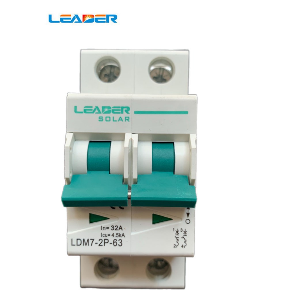 CB DC chuyên dùng cho năng lượng mặt trời 2P 800V DC 32A hãng Leader | Shopee Việt Nam