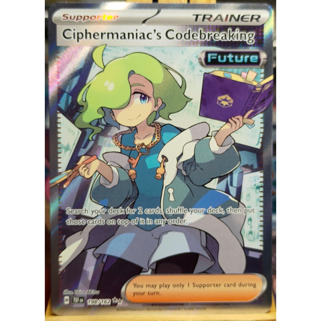 [KW2 Pokemon] [EN] Thẻ Ciphermaniac's Codebreaking - 198/162 - Full Art Secret Rare | Shopee ...