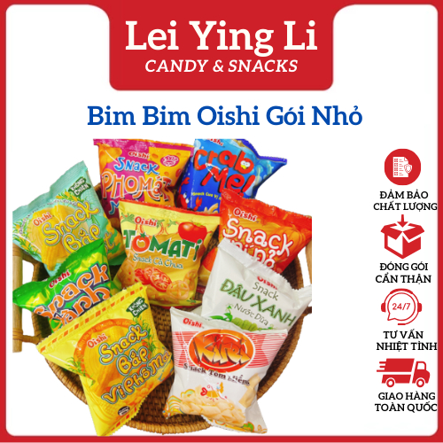 Bim bim Oishi đủ vị hàng chính hãng ngô ngọt (GÓI MINI 6G) | Shopee ...
