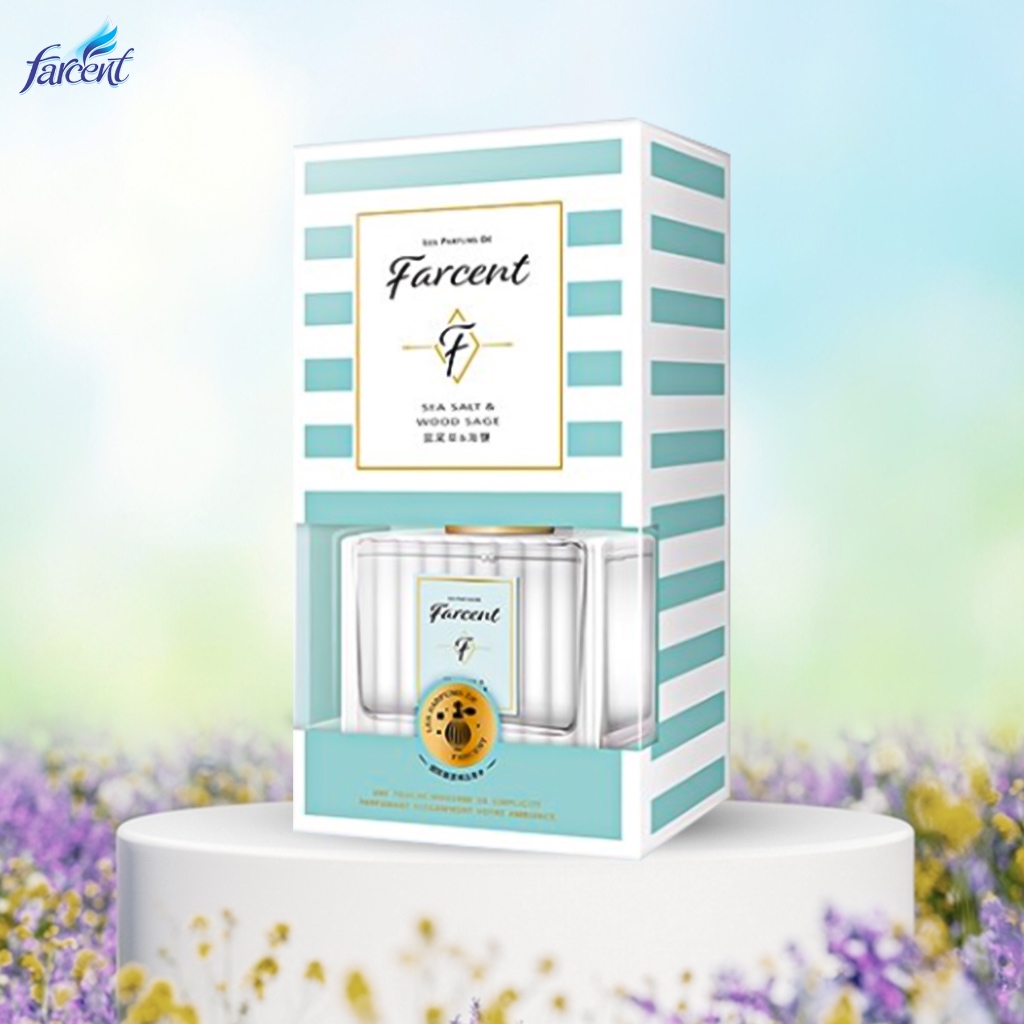 Bộ tinh dầu nước hoa khuếch tán hương Muối biển & gỗ xô thơm cao cấp thơm phòng khách Farcent ...