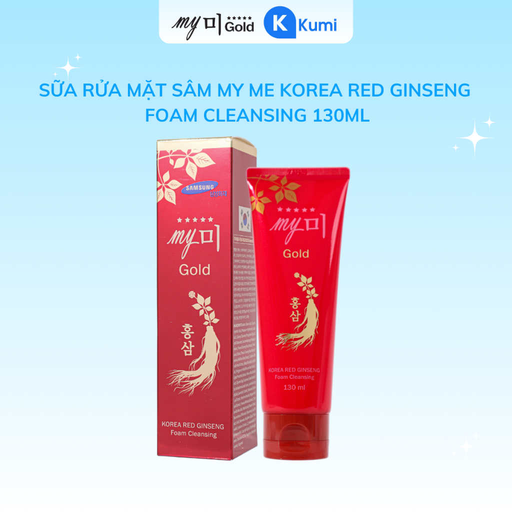 Sữa Rửa Mặt Sâm My Me Korea Red Ginseng Foam Cleansing 130ml | Shopee Việt Nam