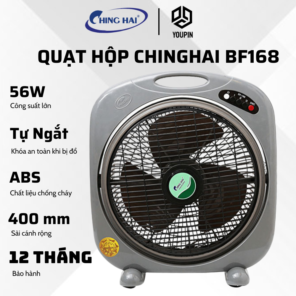 Quạt Hộp Chinghai to BF168/ BF1688 - Công Suất Lớn Đến 56W, 3 Tốc Độ Gió - Hàng Chính Hãng ...