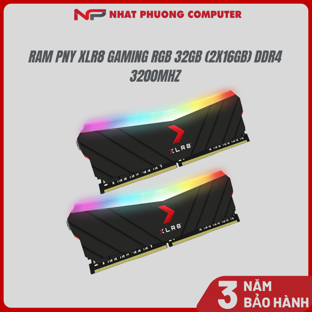 Ram PNY XLR8 Gaming RGB 32GB (2x16GB) DDR4 3200MHz | Shopee Việt Nam