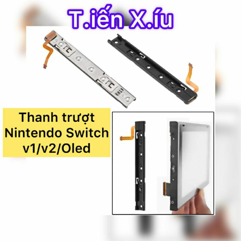 Thanh trượt máy Nintendo Switch V1 V2 Oled và ray trượt Joycon slider ...