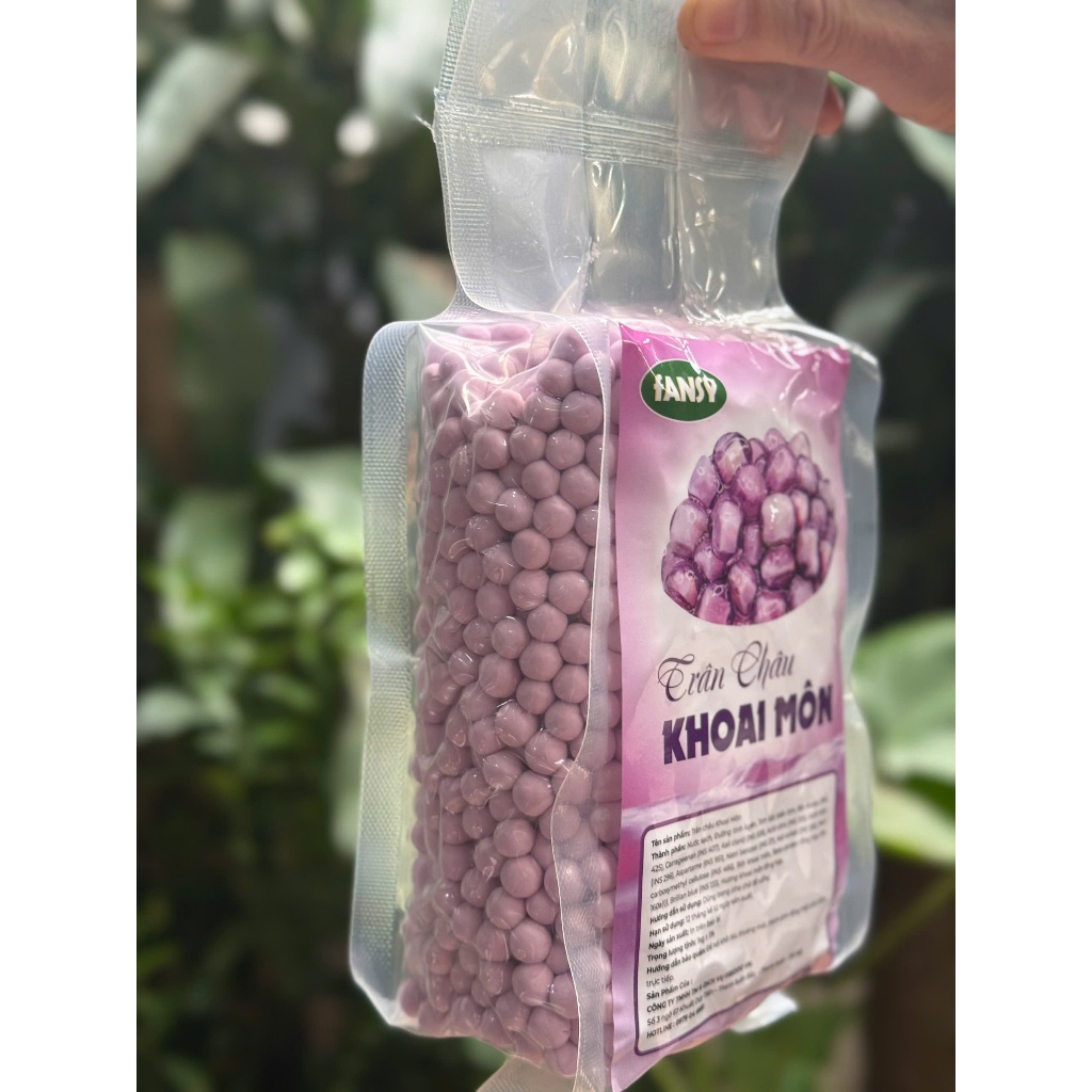 Trân Châu Khoai Môn – Taro Tapioca Boba FANSY Túi 1kg - Topping Làm Trà ...