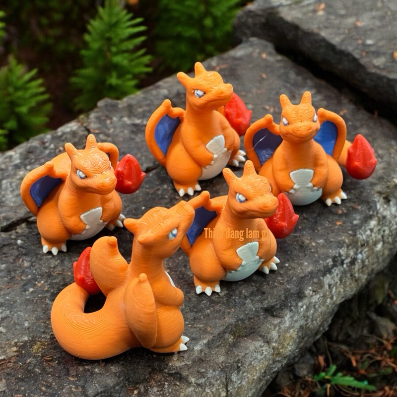 Pokemon Rồng lửa Charizard | in 3D Đồ chơi Móc khoá | Toy P1 | Số lượng ...