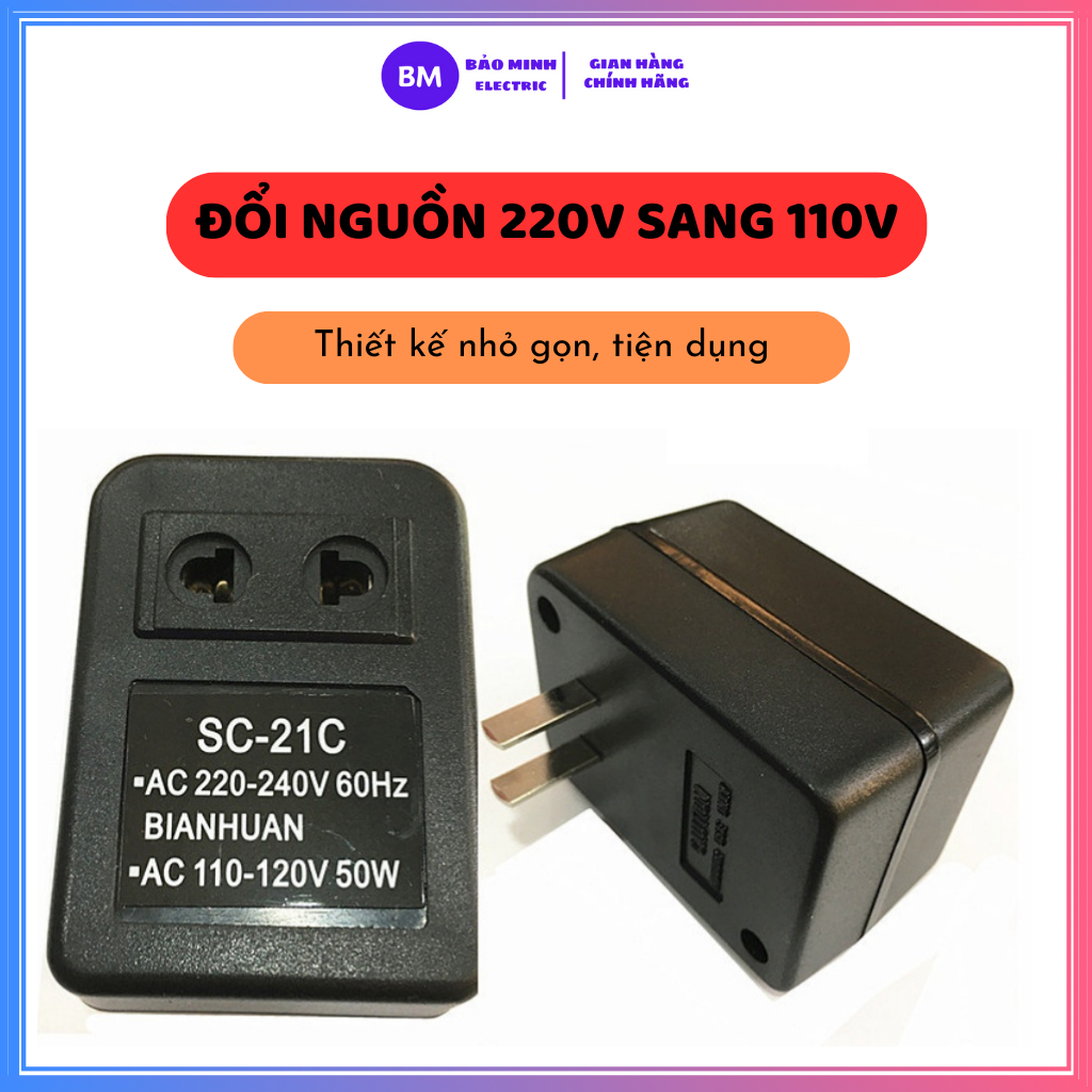 Bộ đổi nguồn 220v sang 110v của nhật - Đổi nguồn 220v sang 110v - Cục đổi nguồn 220v sang 110v ...