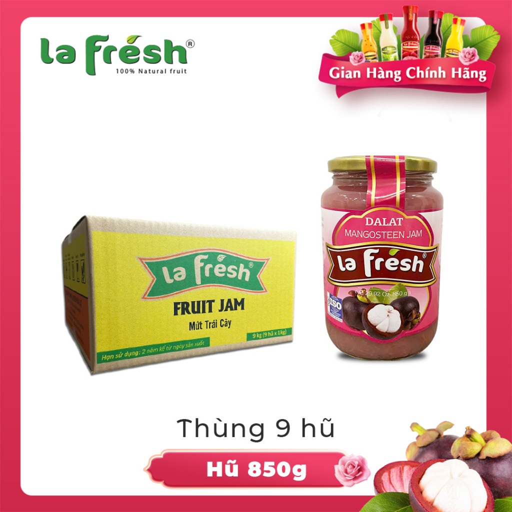 Thùng 9 Hũ Mứt Măng Cụt Lafresh Đà Lạt 850GRAM | Shopee Việt Nam