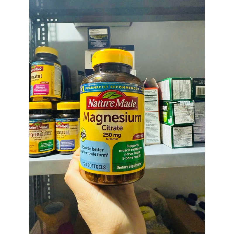 Magnesium Citrate 250mg – Nature Made (120 viên) | Shopee Việt Nam