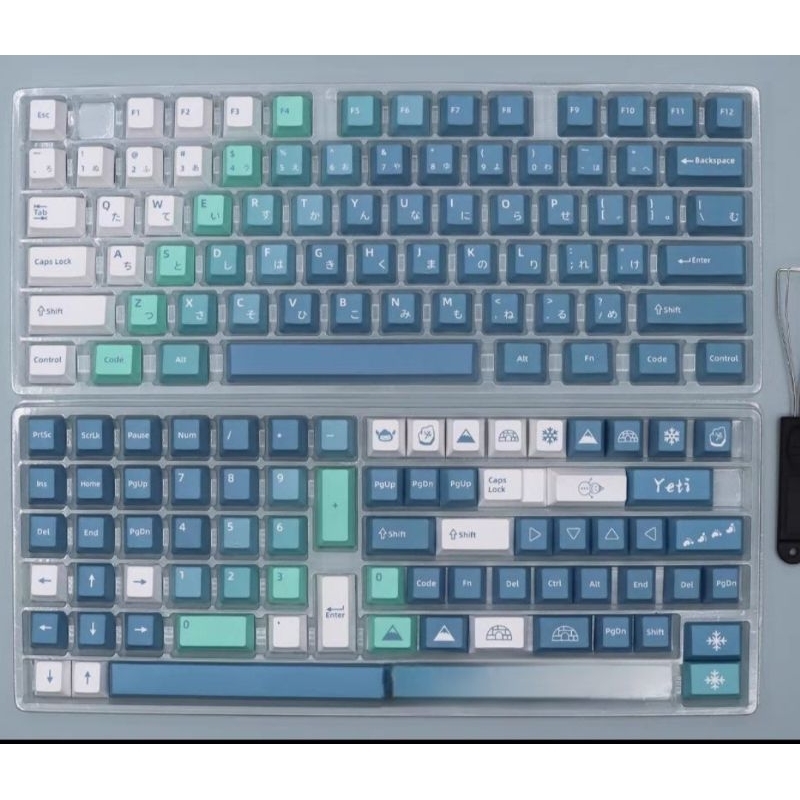 Keycap gradient Yeti song ngữ full version siêu đẹp cho bàn phím ...