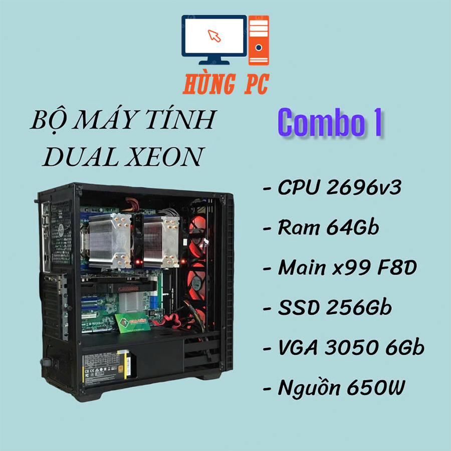 Bộ PC WORKSTATION DUAL XEON E5 2696v3 / 64GB | Shopee Việt Nam