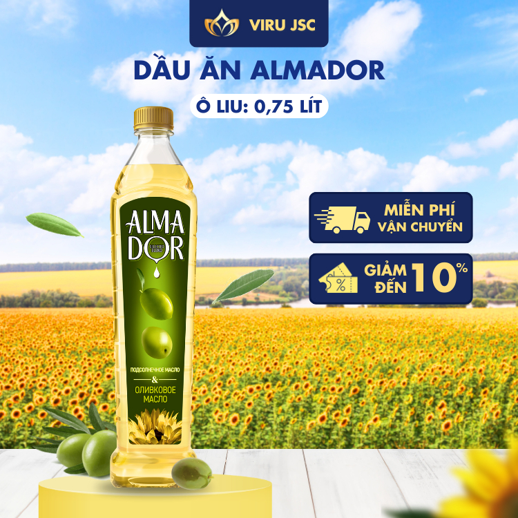 Dầu Ăn Hướng Dương Almador - Tinh Chất Ô Liu - Tinh Chất Tỏi Đen ...