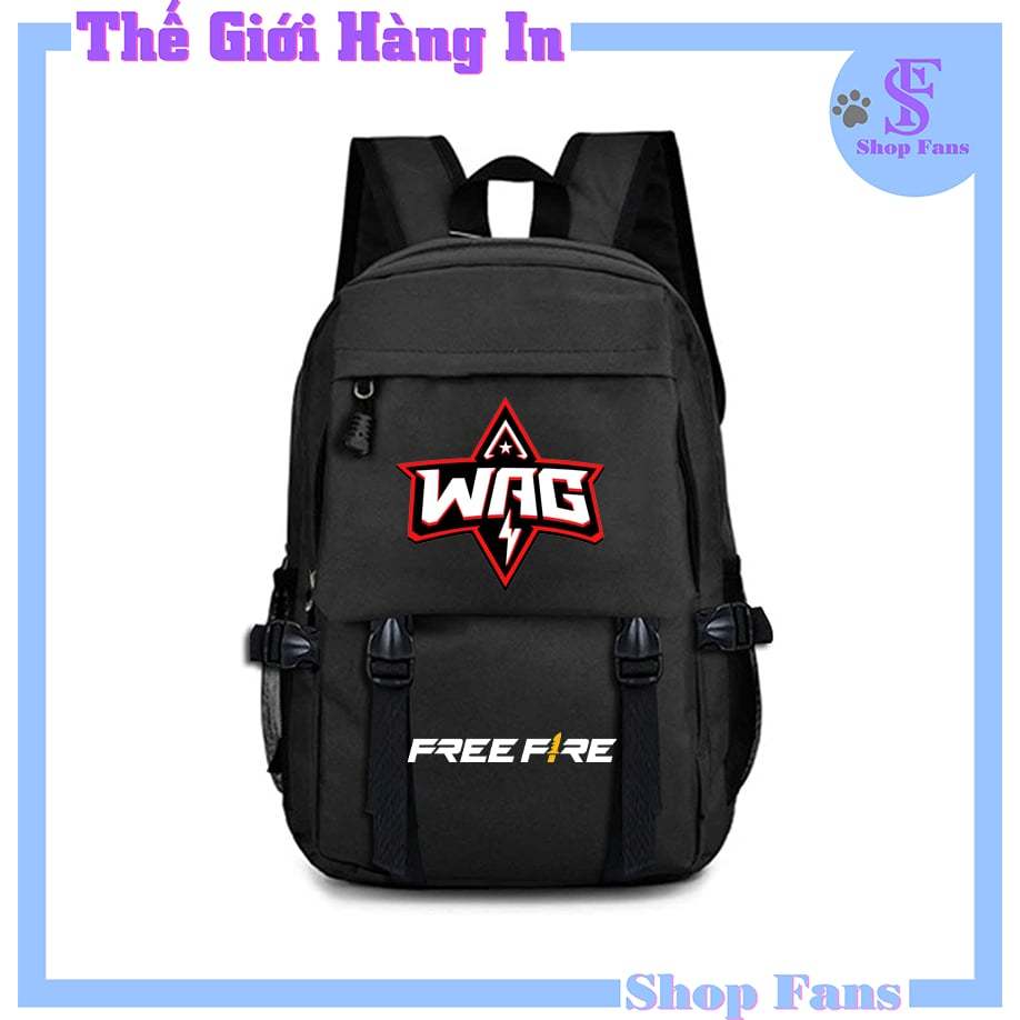 [Mới nhất] Balo đi học Free Fire Team WAG HEAVY GOW PE HUA dùng được ...